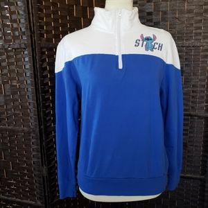 Disney | Tops | Rare Disney Stitch Pullover Size L | Poshmark